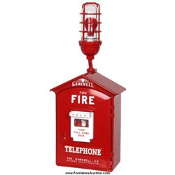 Gamewell Fire Dept. Telephone Call Box