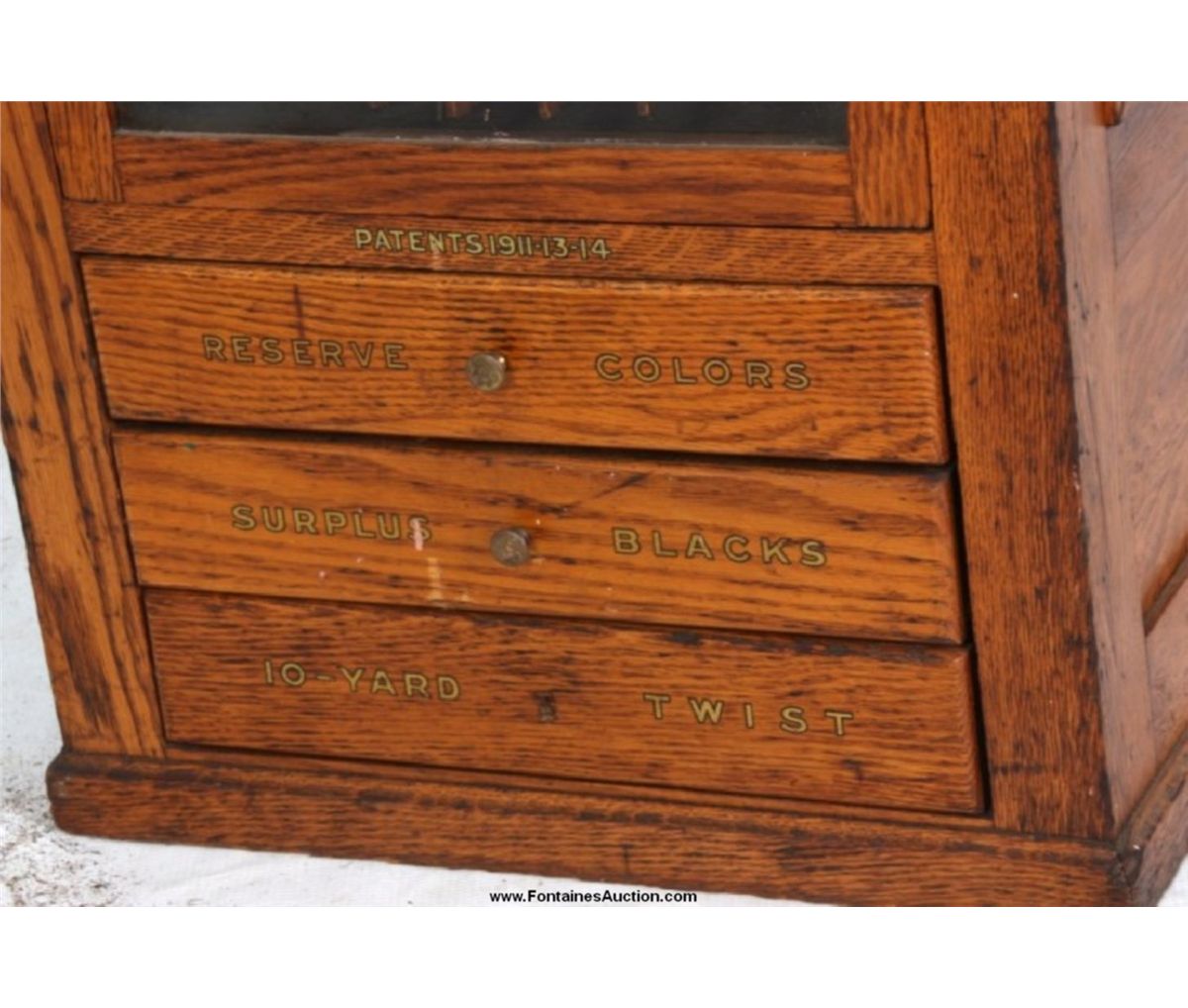 Belding Heminway Revolving Spool Cabinet