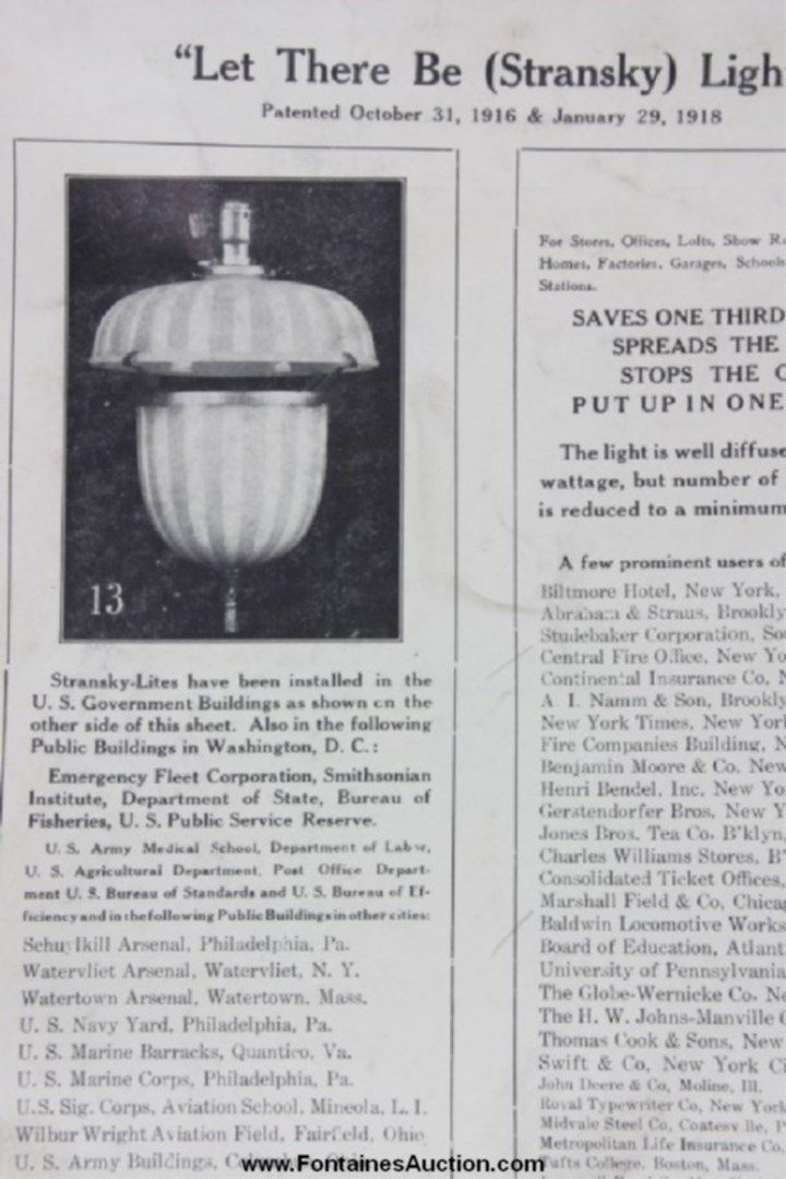 Stransky-Light Salesman's Sample Kit