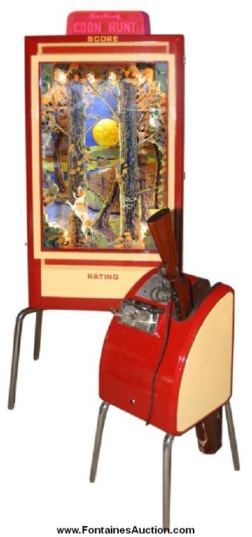 Seeburg Coon Hunt Shooter Arcade Game