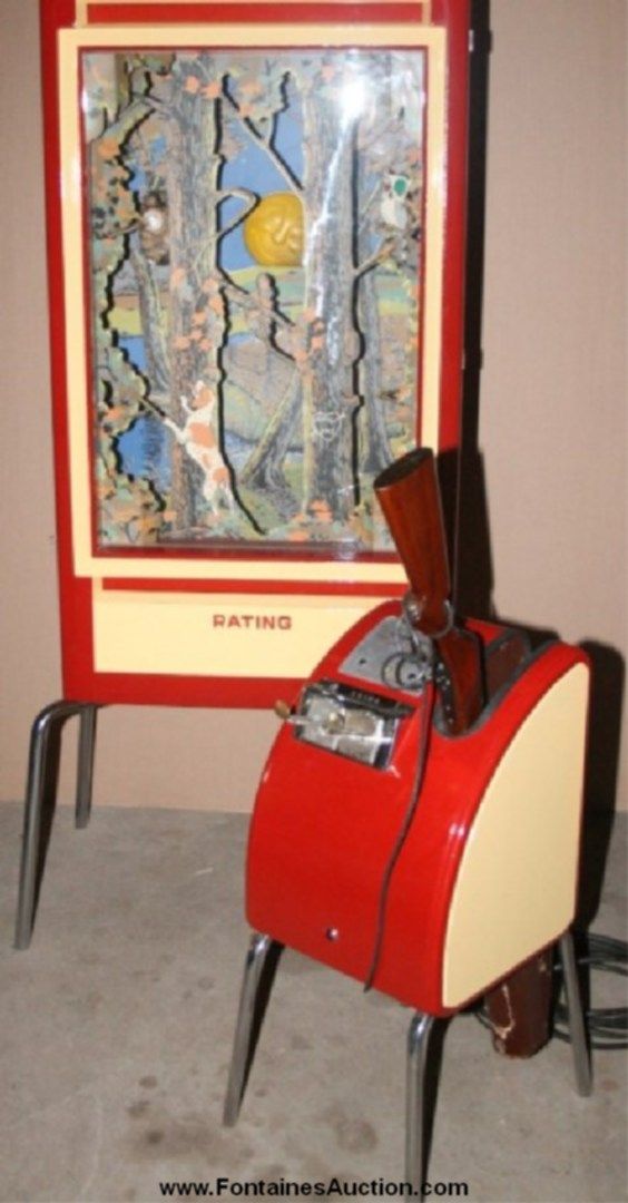 Seeburg Coon Hunt Shooter Arcade Game