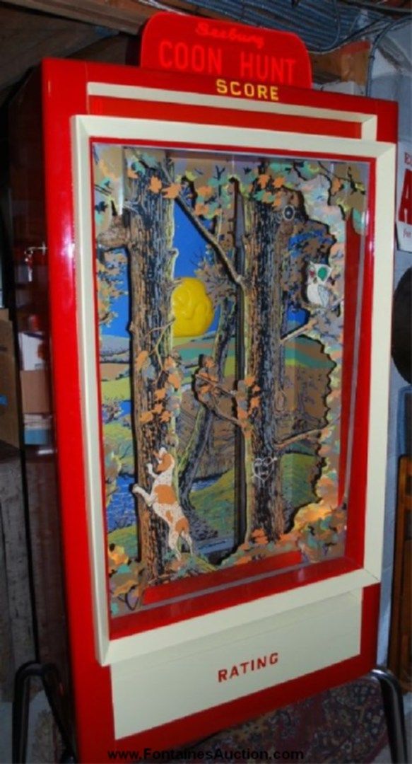 Seeburg Coon Hunt Shooter Arcade Game