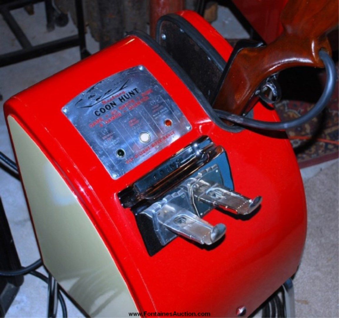 Seeburg Coon Hunt Shooter Arcade Game