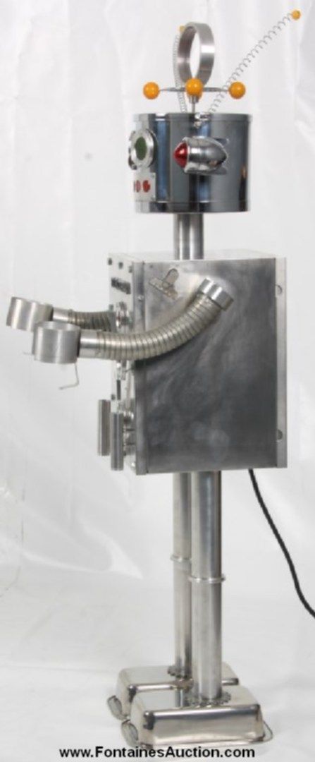 Unique 4 ft. Rocket Girl "Electra" Robot