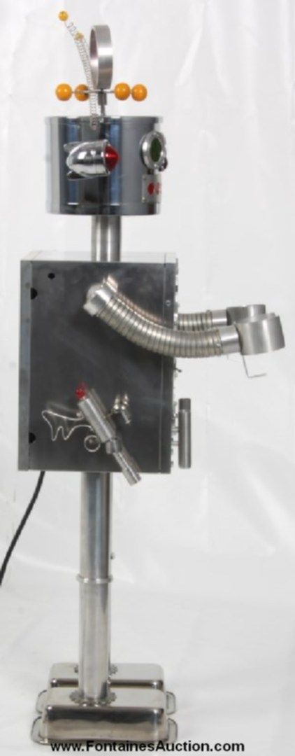 Unique 4 ft. Rocket Girl "Electra" Robot