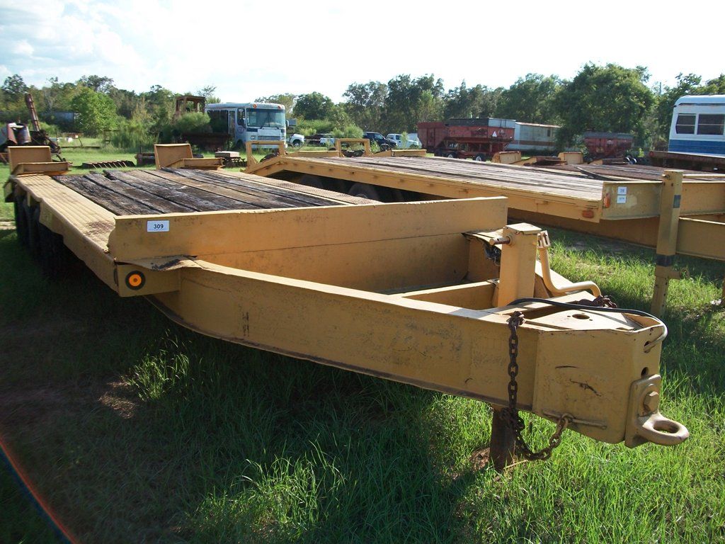 1974 UTLO 8X20 TAG TRAILER W/ 3 AXLES & RAMPS (BILL OF SALE & TAG ...