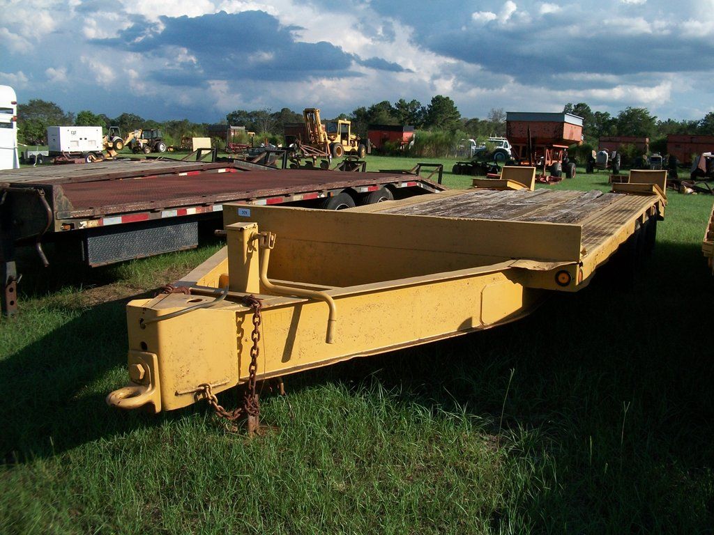 1974 UTLO 8X20 TAG TRAILER W/ 3 AXLES & RAMPS (BILL OF SALE & TAG ...