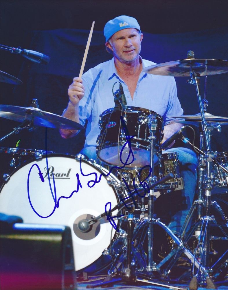 Chad Smith Signed Red Hot Chili Peppers 8x10 Photo Inscribed "RHCP" (PA ...