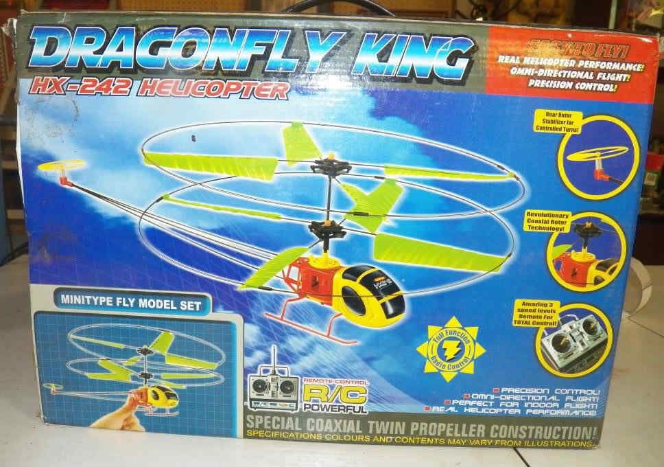 RC Dragonfly King Helicopter HX-242 Dragonfly King Electric RC ...