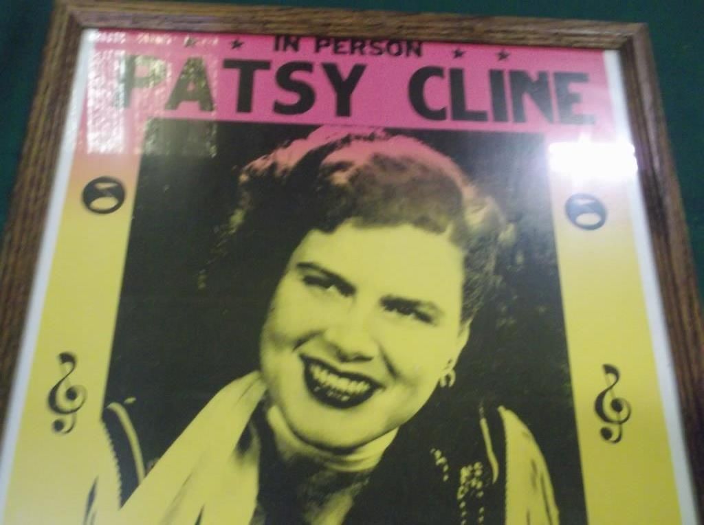 Patsy Cline Poster Framed in wood
