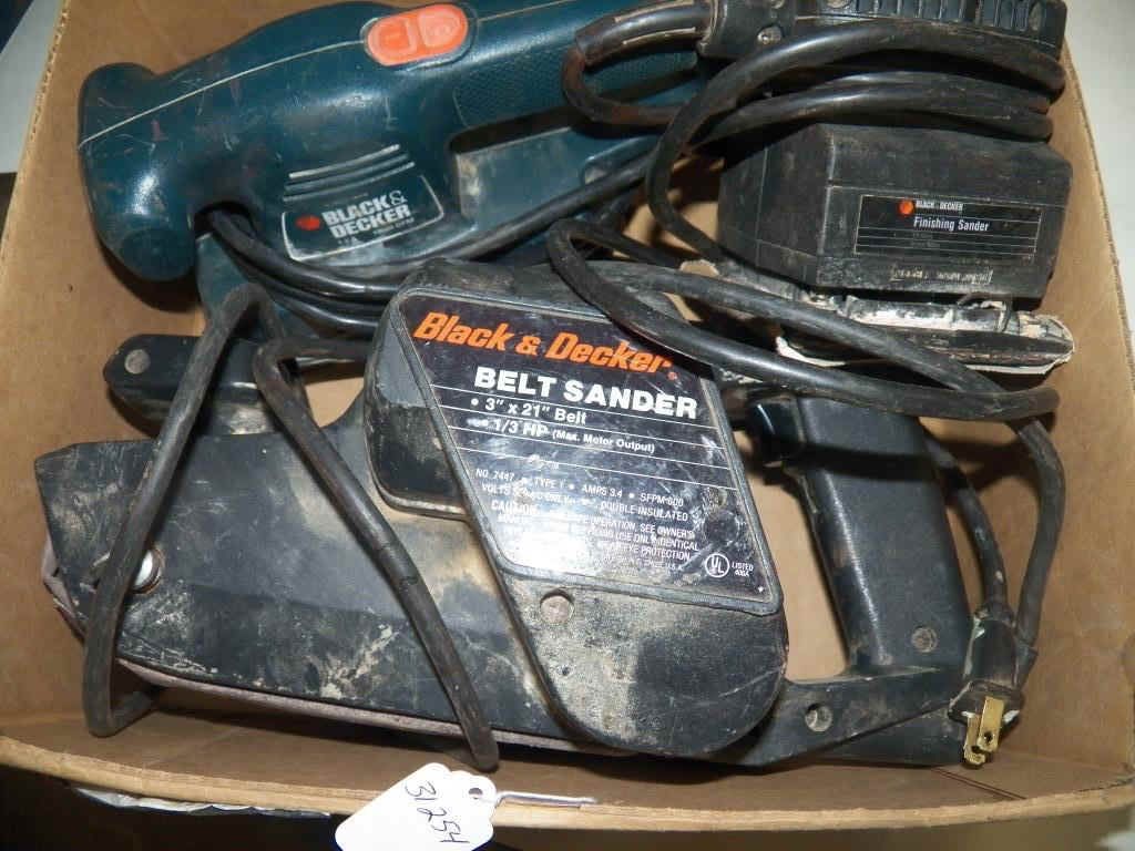 Black & Decker Belt, Jitter Bug & Finish Sanders