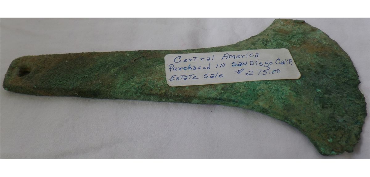 Giant Pre-Columbian Copper Celt