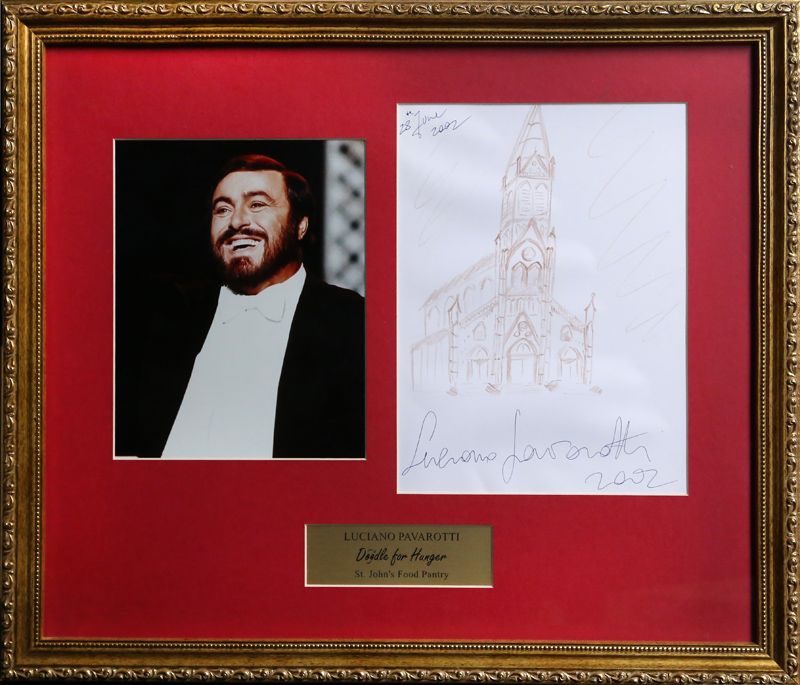 Luciano Pavarotti, Pavarotti: Doodle For Hunger, Drawing