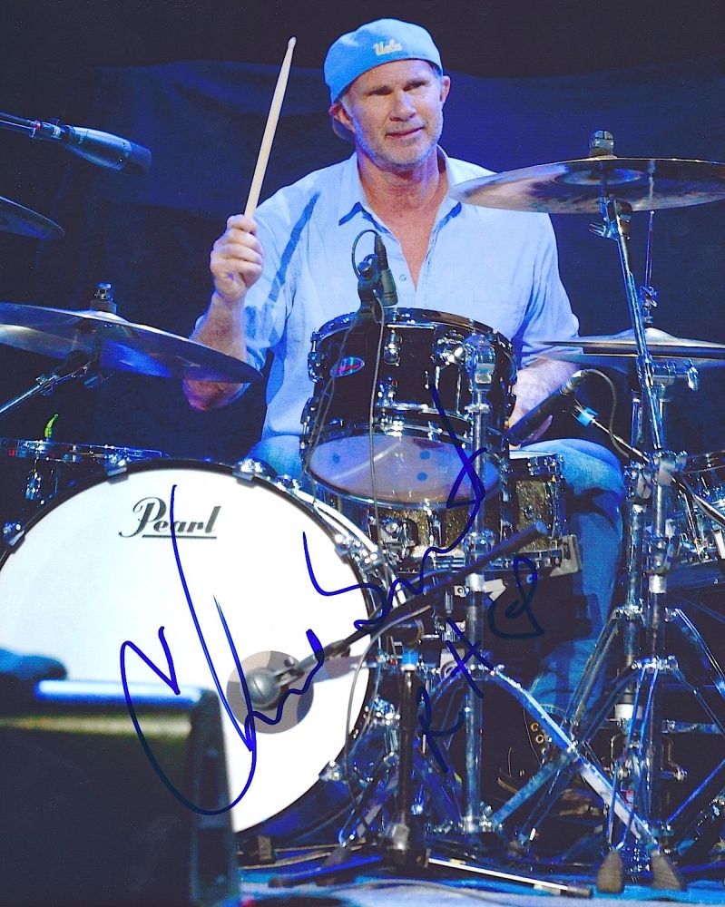 Chad Smith Signed Red Hot Chili Peppers 8x10 Photo Inscribed "RHCP" (PA ...