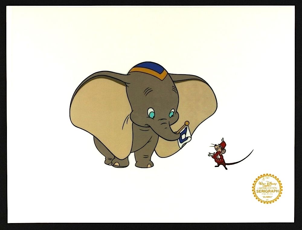 Dumbo Walt Disney Limited Edition Animation Serigraph Cel