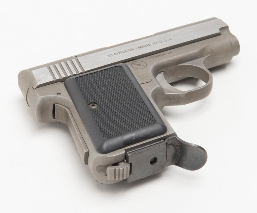 AMT Back UP semi-auto pistol, .380 cal., 2-1/2” barrel, stainless ...