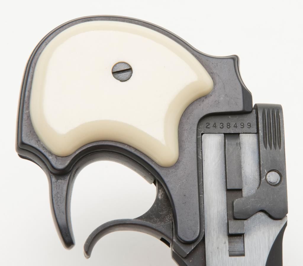 High Standard O/U derringer, .22 Magnum cal., 3-1/2” barrels, blue ...