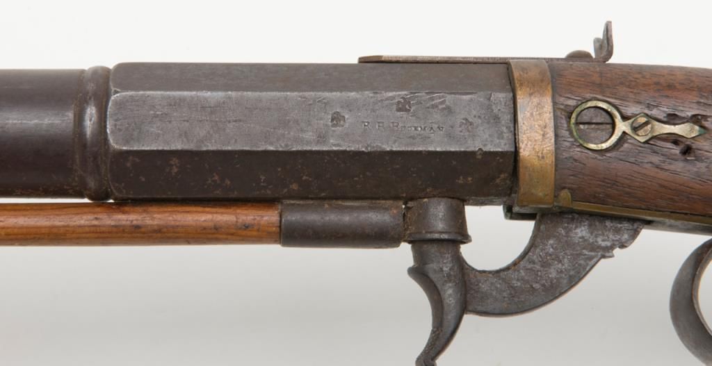 Underhammer percussion “buggy gun” marked “R. R. Buckman, MAKER ...