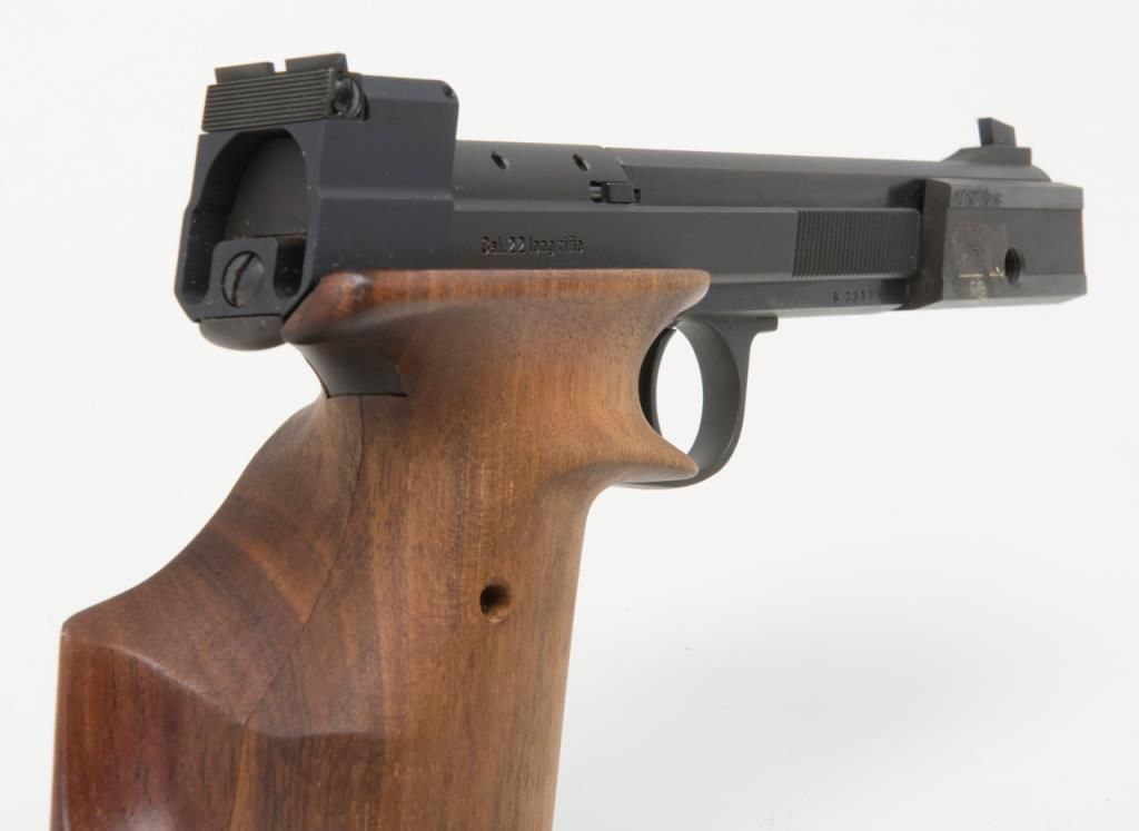 Hammerli International Model semi-auto Target pistol, .22LR cal., 6 ...