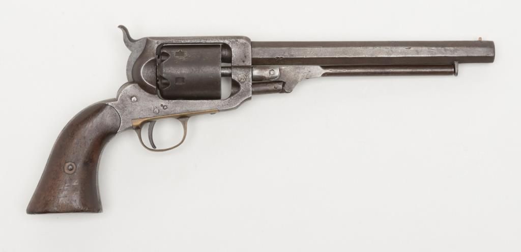 Whitney Navy single action percussion Navy revolver, .36 cal., 7-1/2 ...