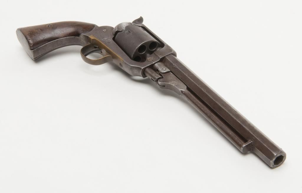 Whitney Navy single action percussion Navy revolver, .36 cal., 7-1/2 ...