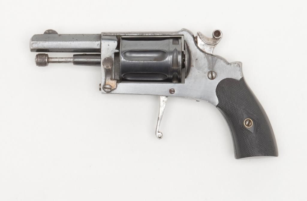 Velo Dog folding trigger revolver, 5mm cal., 2” octagon barrel, blue ...