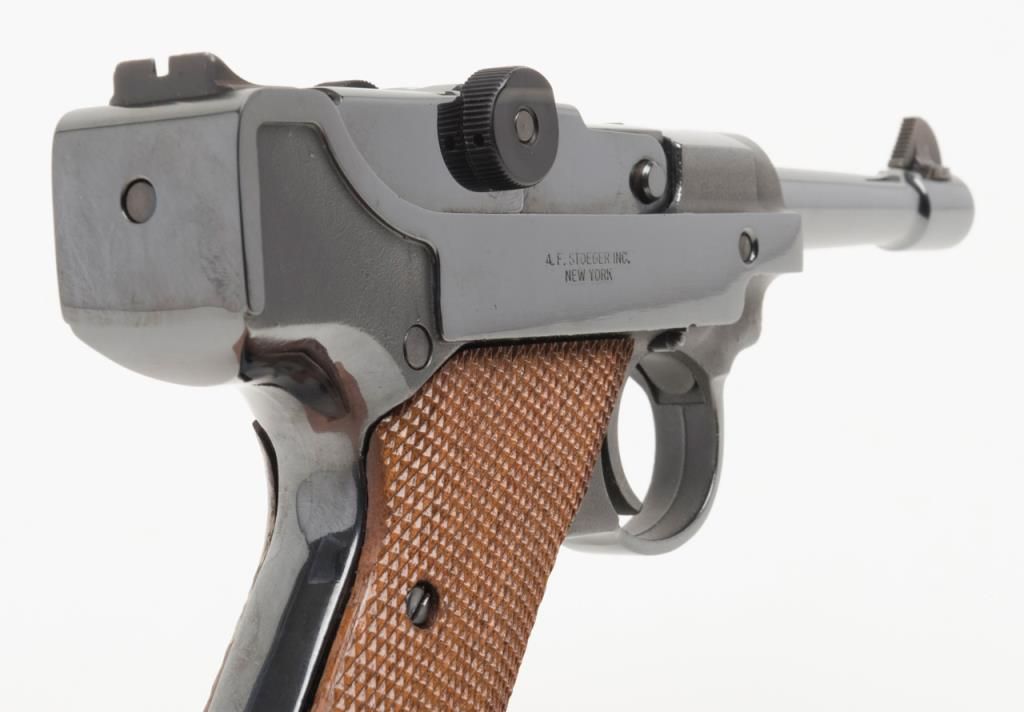 Stoeger American Eagle Luger, #C0938, .22 cal, high polish blued finish ...