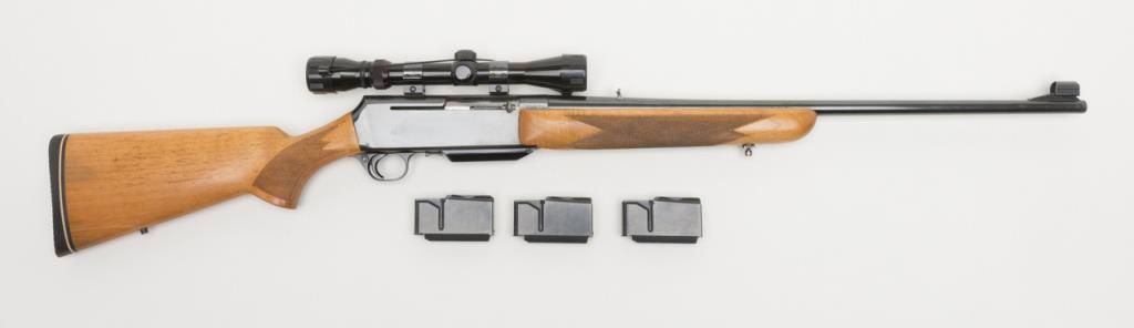 Belgian-made Browning semi-auto rifle, .338 Win. Mag. cal., 24” round ...