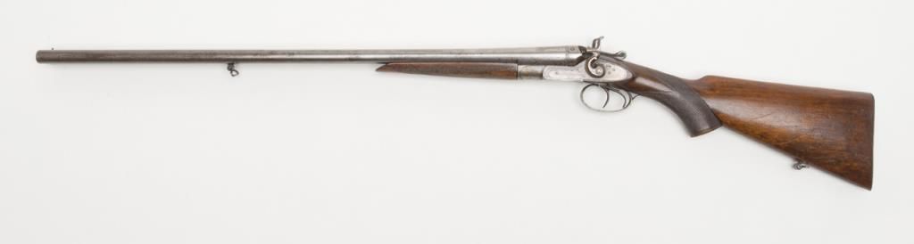 Manhattan Arms Company double barrel exposed hammer shotgun with ...