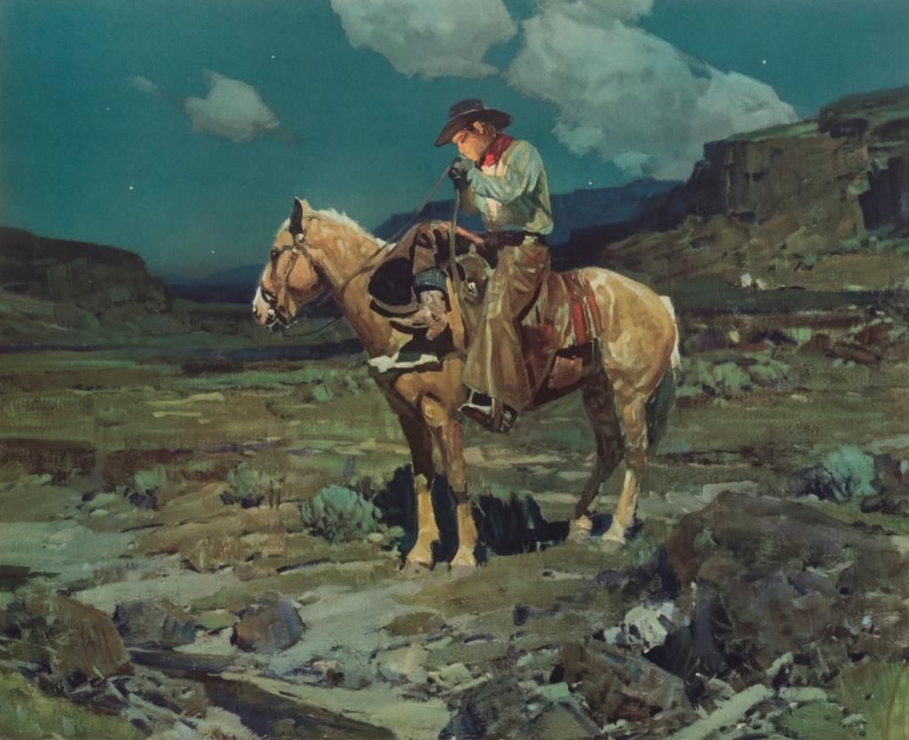 Bonanza lot of 4 original color prints from the estate of Western ...