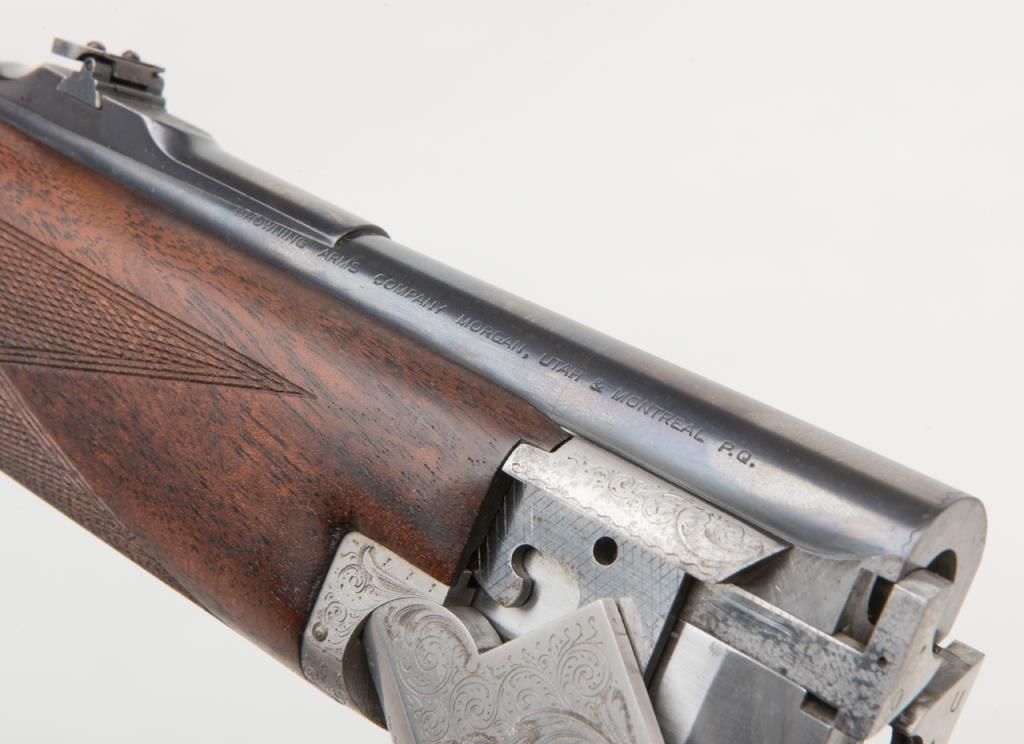 Belgian-made Browning O/U double rifle, .30-06 cal., 24” barrels, blue ...