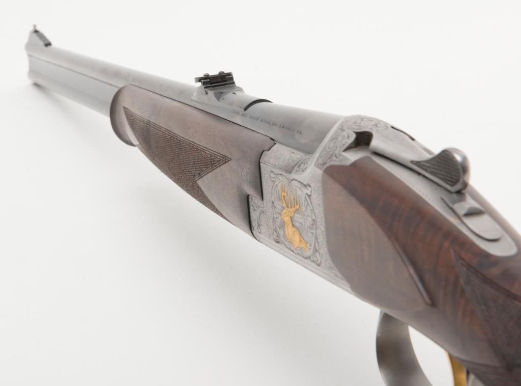 Belgian-made Browning O/U double rifle, .30-06 cal., 24” barrels, blue ...