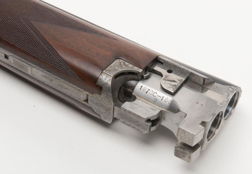 Belgian-made Browning O/U double rifle, .30-06 cal., 24” barrels, blue ...