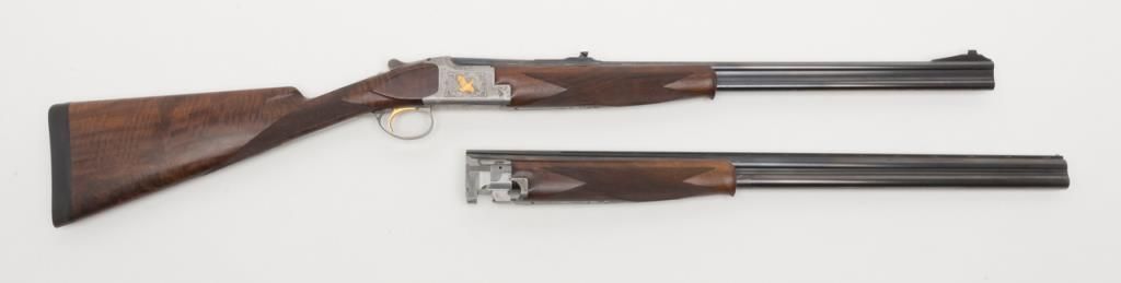 Belgian-made Browning O/U double rifle, .30-06 cal., 24” barrels, blue ...