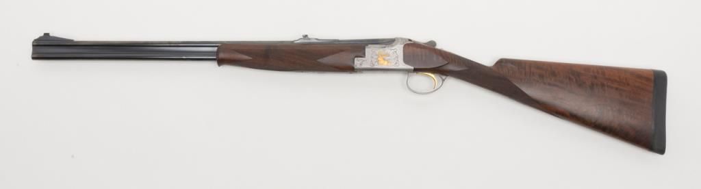 Belgian-made Browning O/U double rifle, .30-06 cal., 24” barrels, blue ...