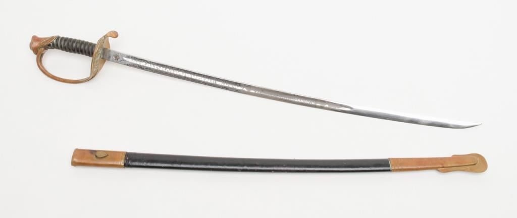 United States Marines etched blade dress sword by Hilborn & Hamburger ...