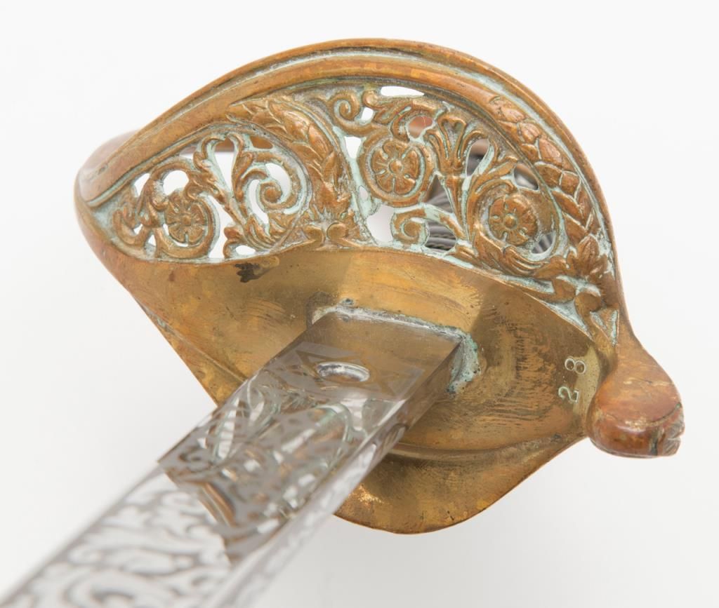 United States Marines etched blade dress sword by Hilborn & Hamburger ...