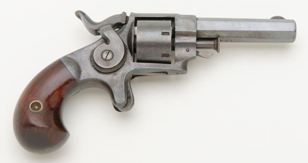 Ethan Allen & Co. side hammer revolver, .22 cal., 7-shot spur trigger ...