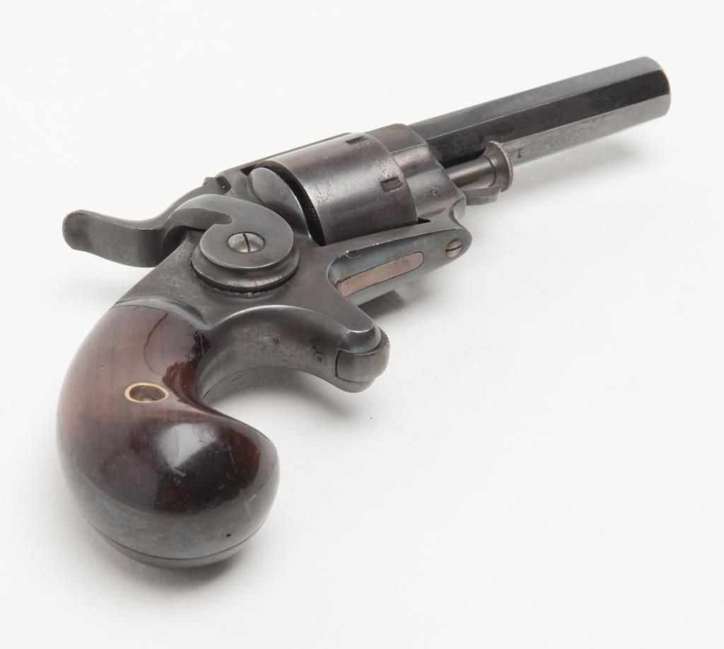 Ethan Allen & Co. side hammer revolver, .22 cal., 7-shot spur trigger ...