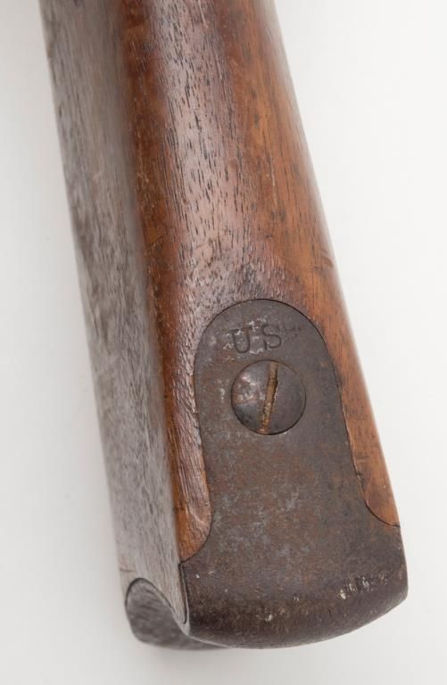 U.S. Springfield Trapdoor rifle, lockplate dated 1873, #458112; as ...