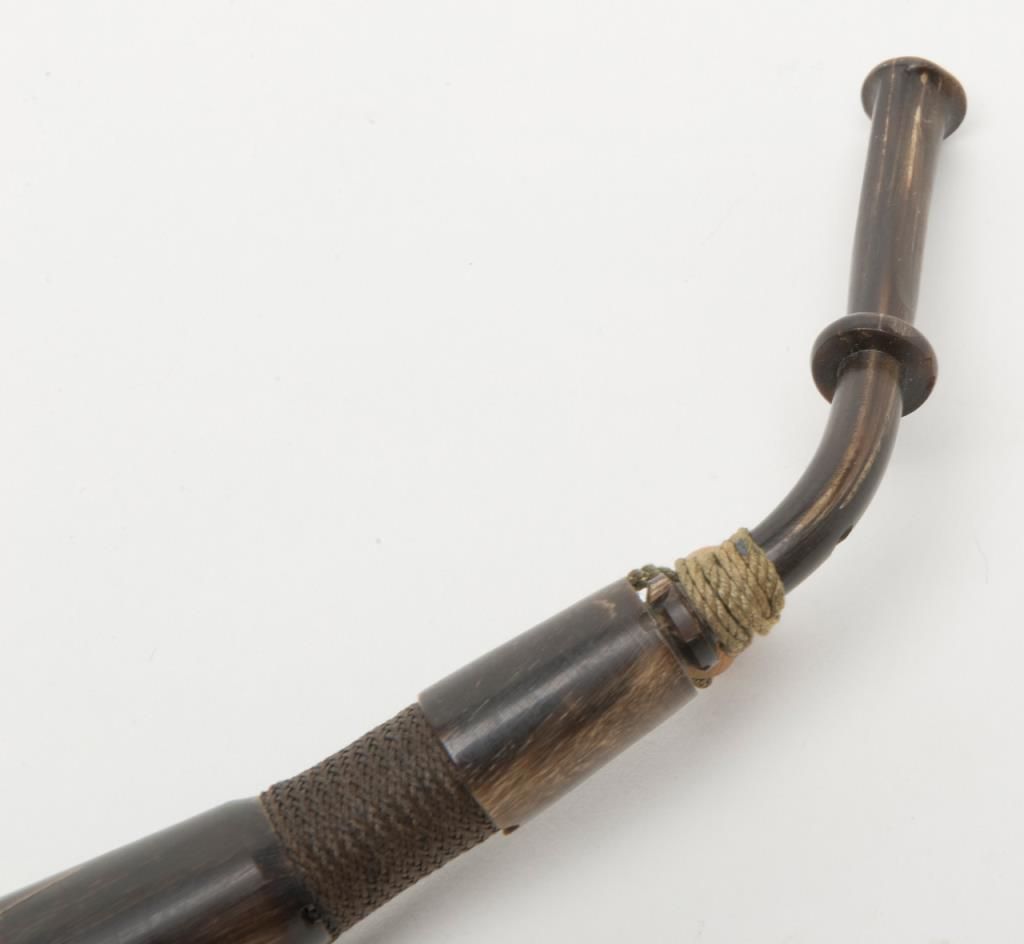 Lot of 2 German smoking pipes, late 19th to early 20th century; 1 shows ...