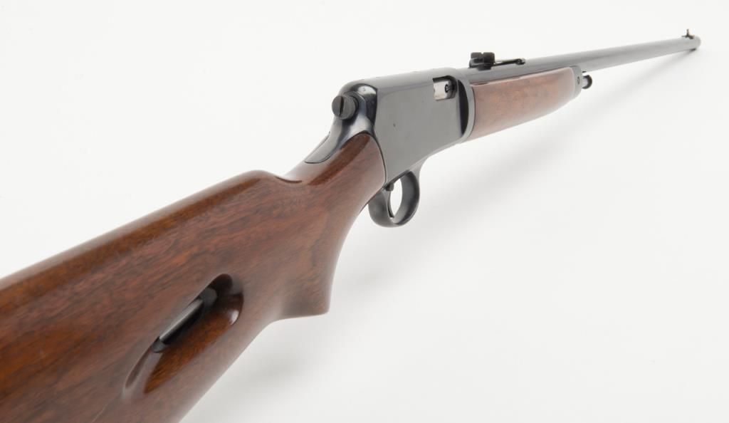 Winchester Model 63 semi-auto rifle, .22LR cal., #134118A in overall ...