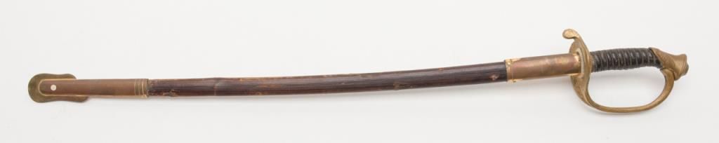 U.S. Marine Corps. sword with leather over metal scabbard by Solingen ...