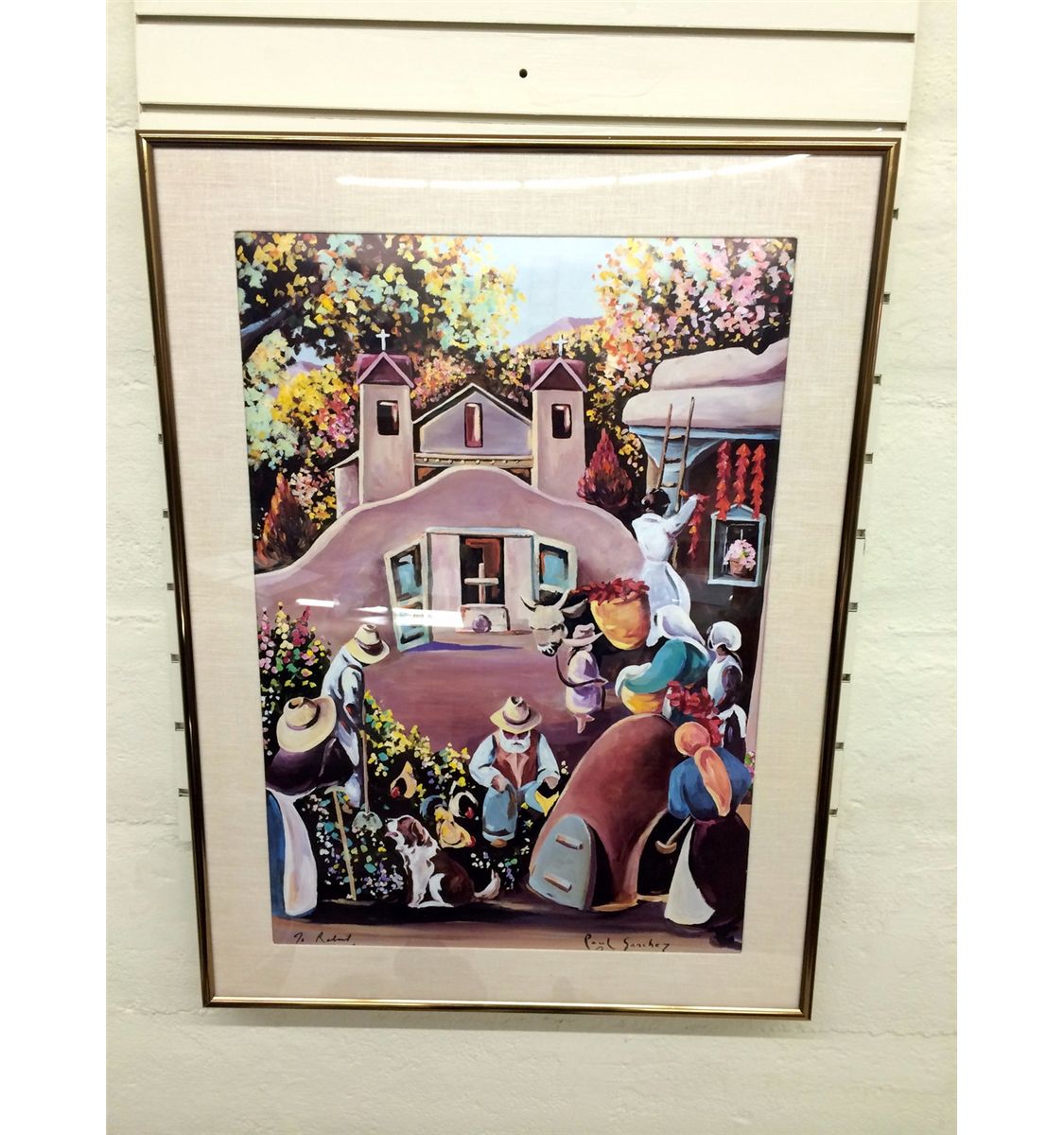 Paul Sanchez Southwestern Print Signed!