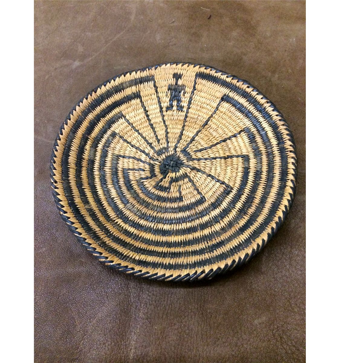 Pima Man in the Maze Basket