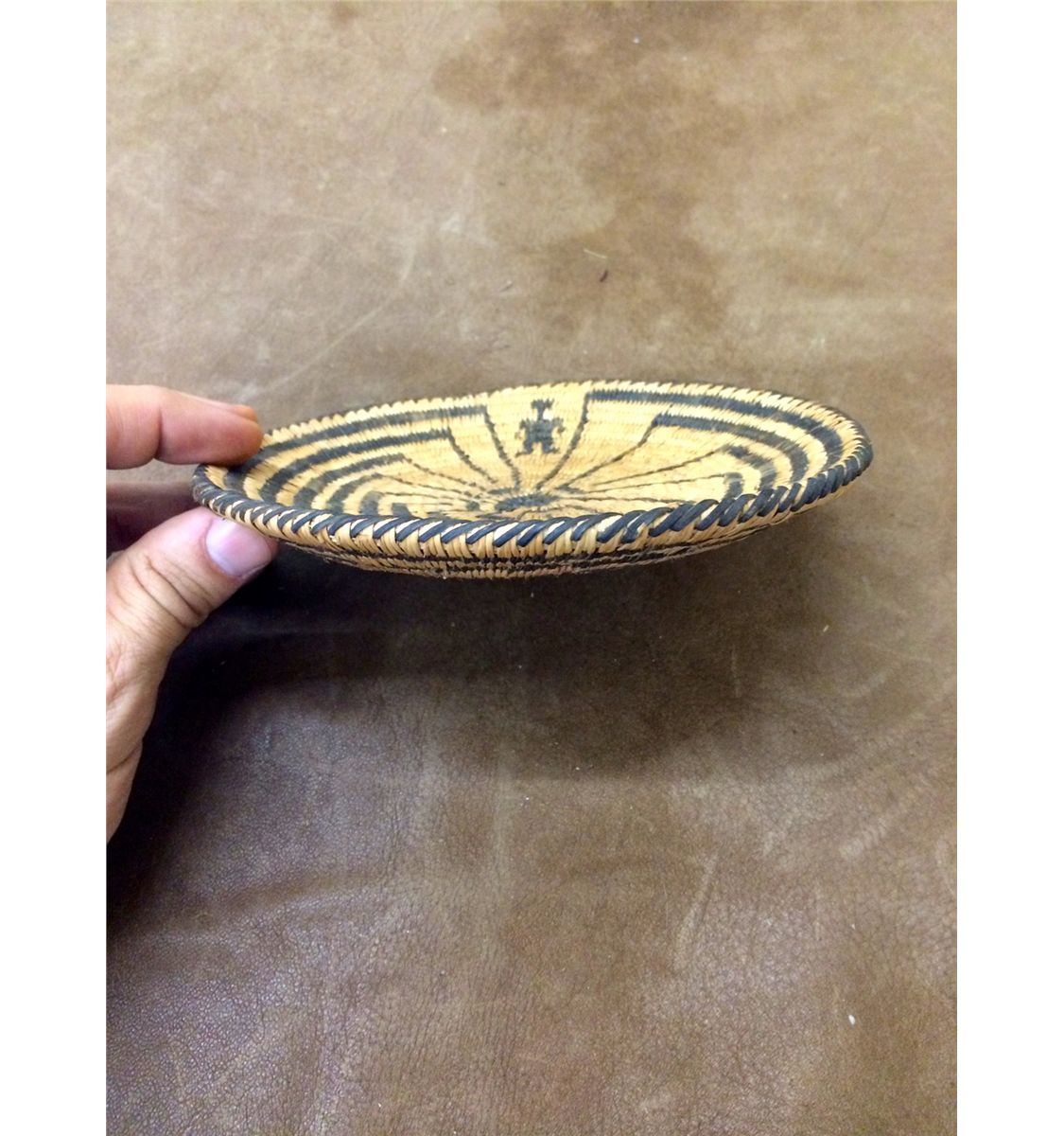 Pima Man in the Maze Basket