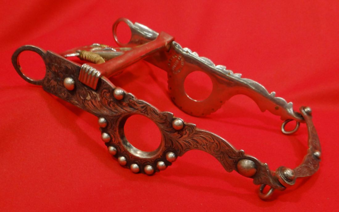 Garcia Saddlery, Salinas, CA silver mtd spade bit, modern