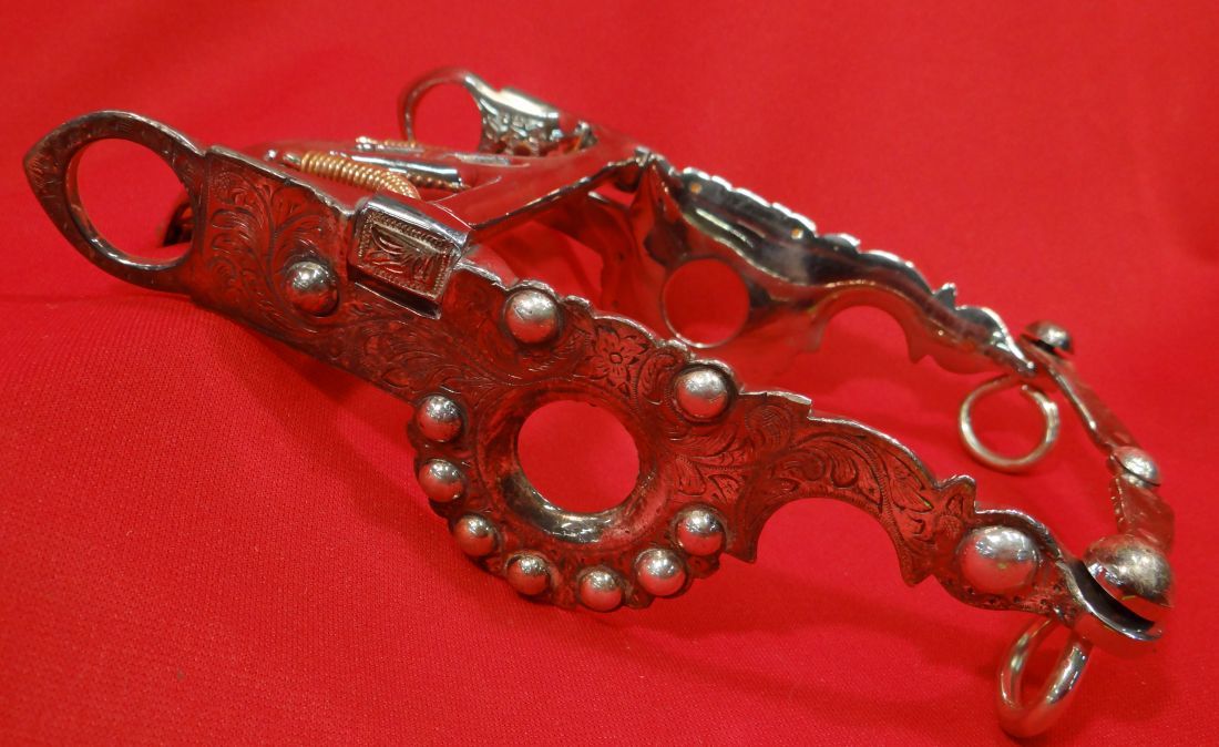 Garcia Saddlery, Salinas, CA silver mtd spade bit, modern