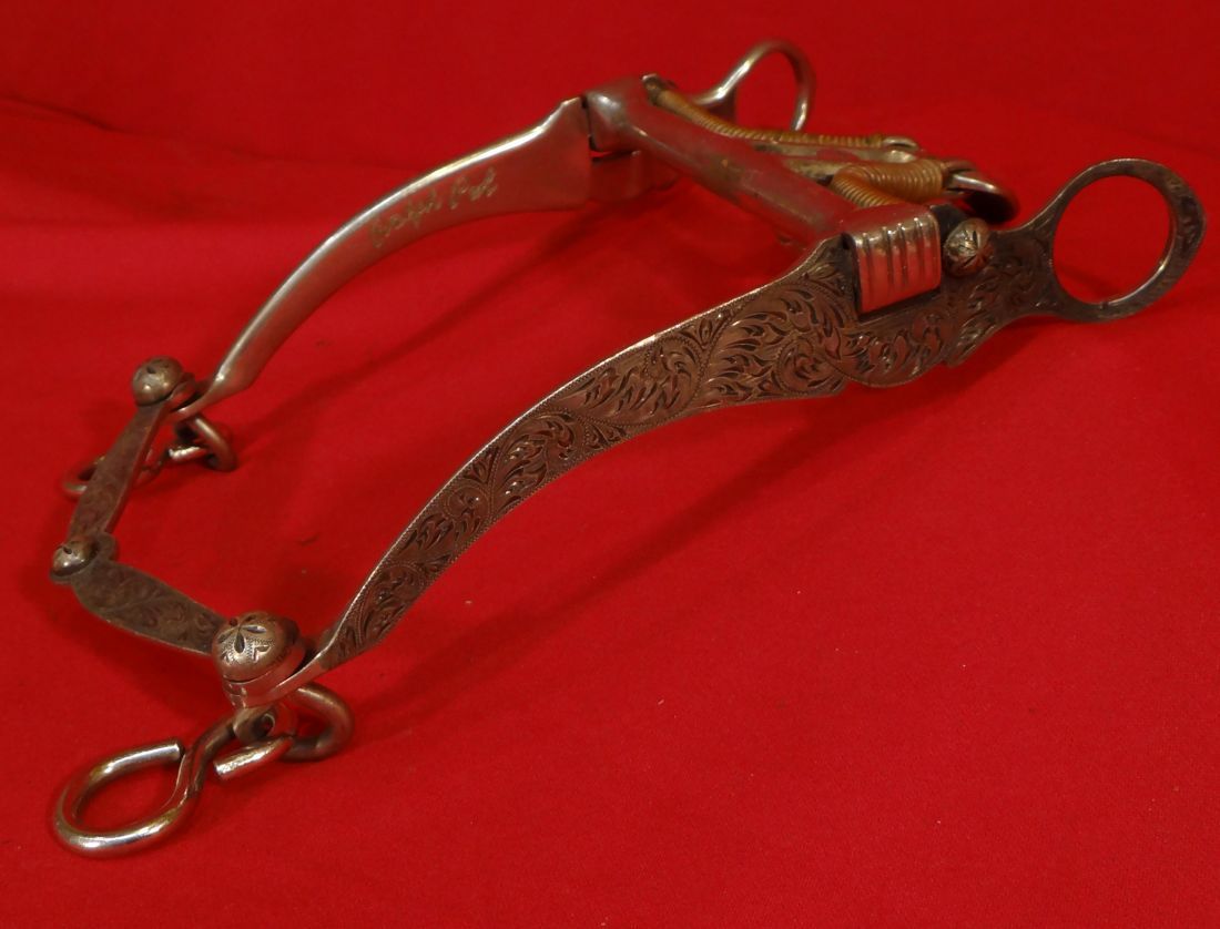 GARCIA spade bit, engraved, mkd "Ralph Poh"