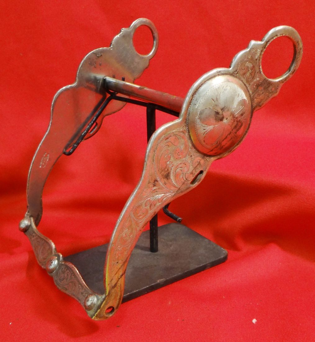 Marked Bohlin Made, Hollywood, Calif. Arizona pattern bit, mouth altered